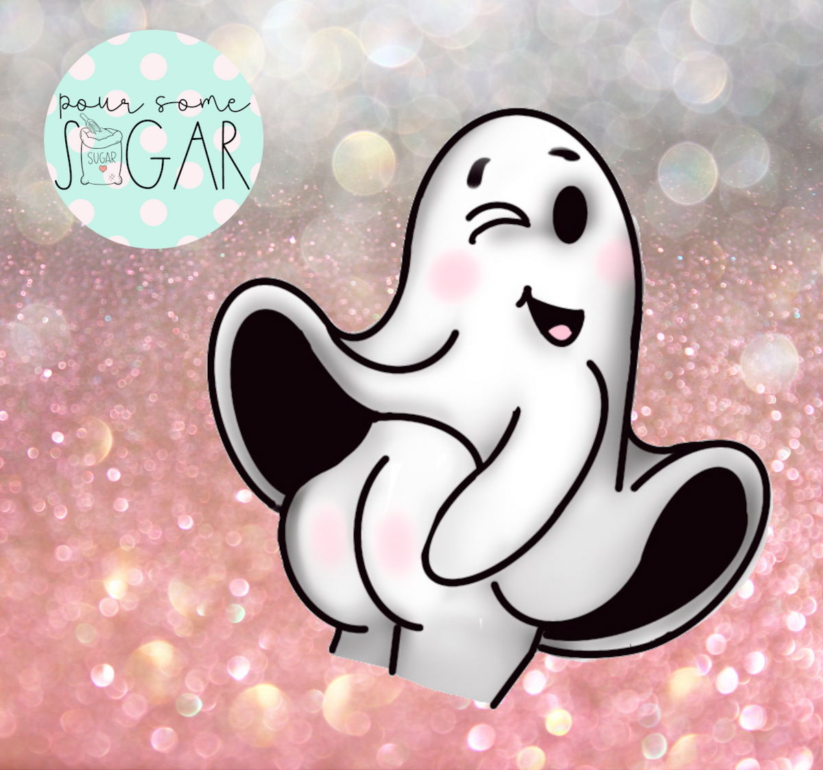 Sugar Ranch Mooning Ghost Cookie Cutter/Fondant Cutter or STL Download ...