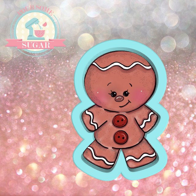 Gingy Cookie Cutter or Fondant Cutter – Pour Some Sugar, LLC
